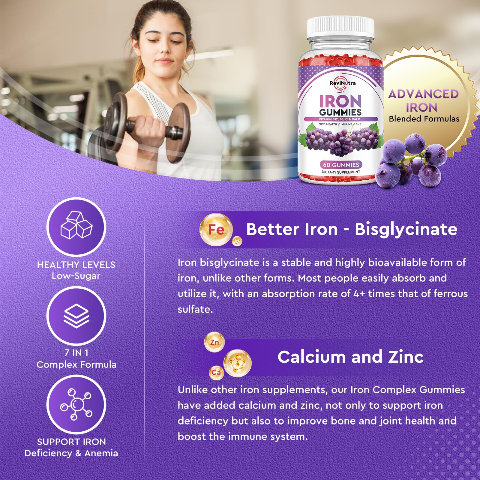 adult iron gummies with vitamins