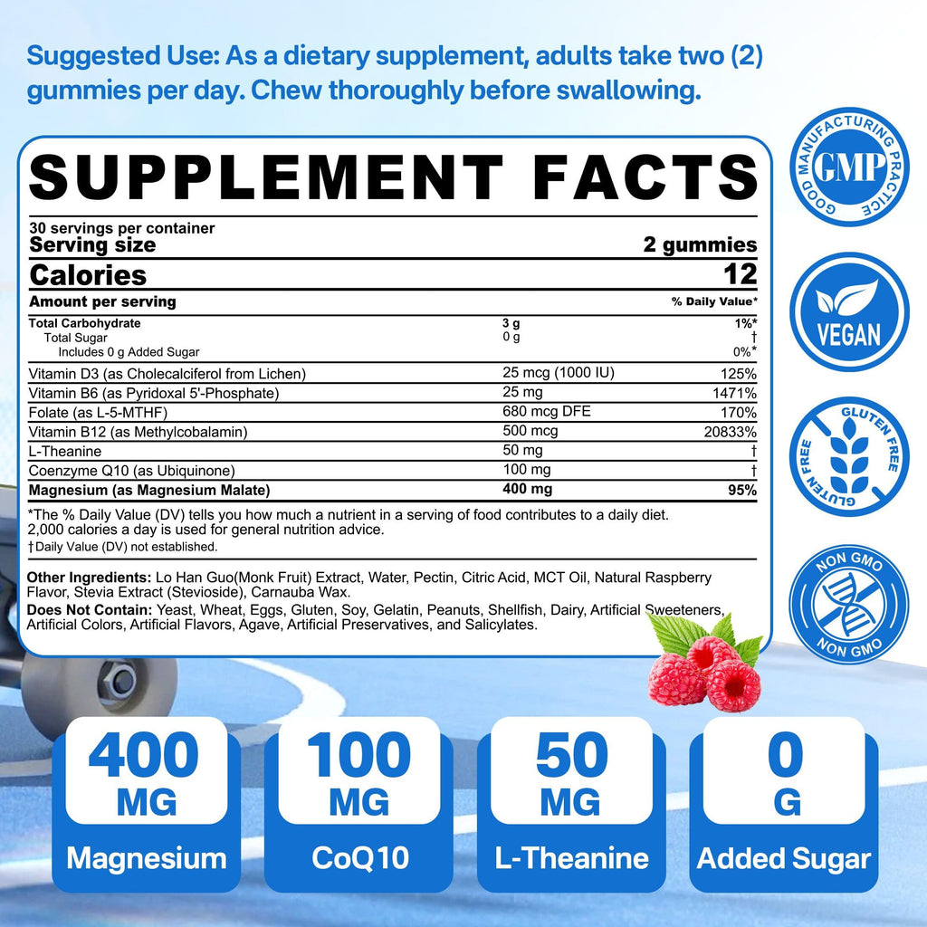 adult magnesium malate for calmness