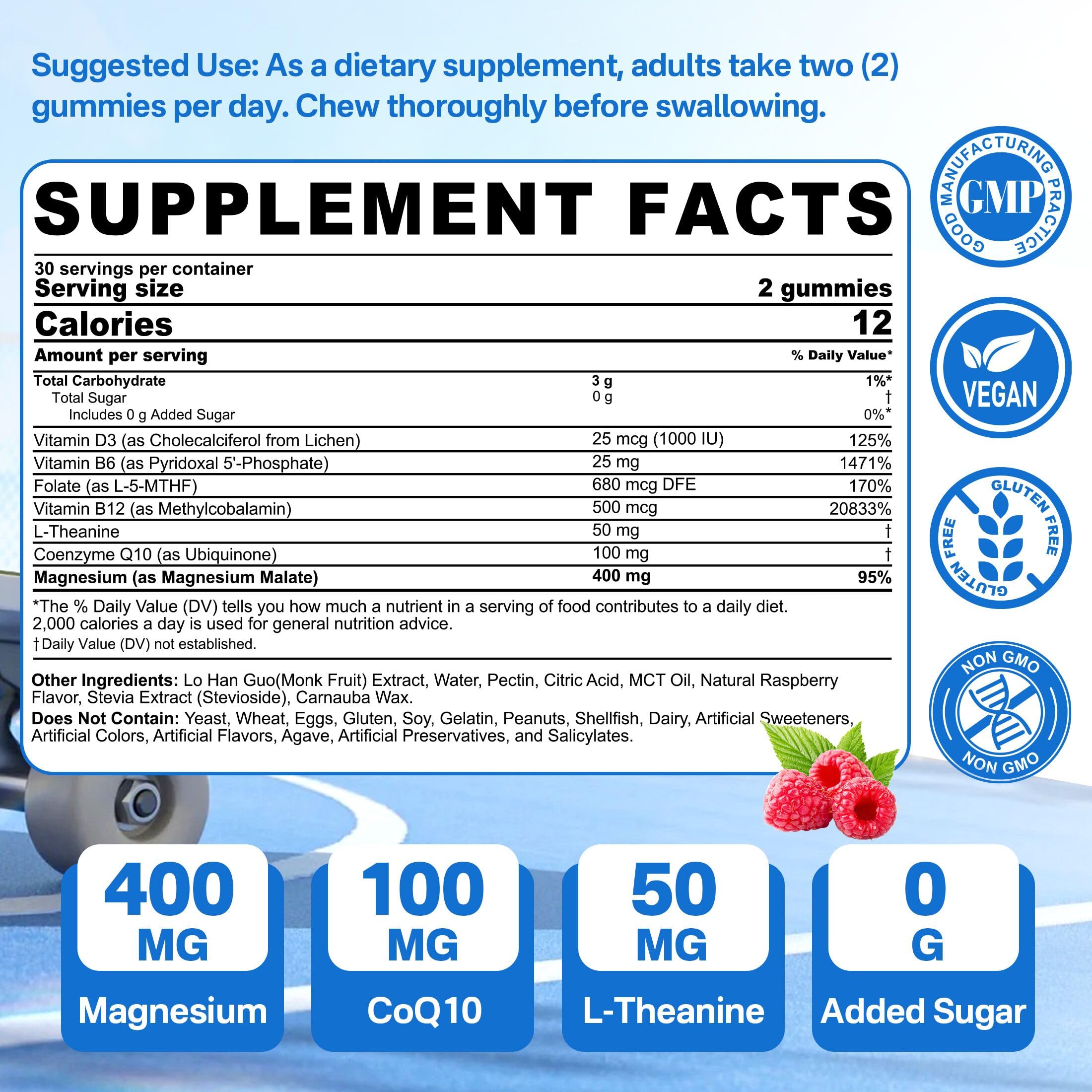 adult magnesium malate for calmness