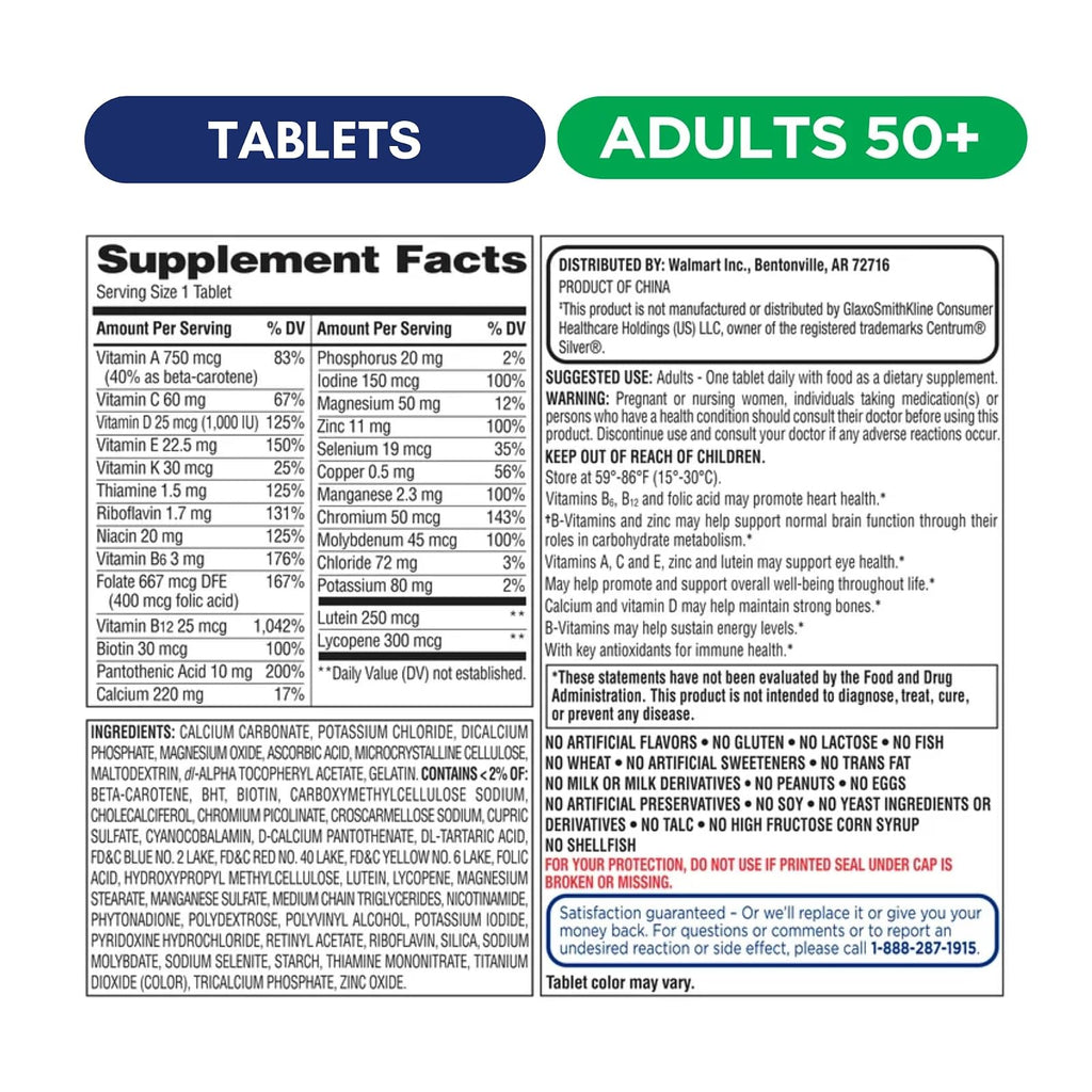adult multivitamin with essential nutrients
