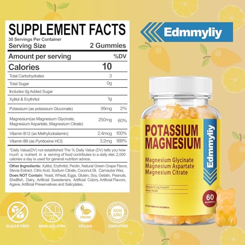 adult potassium magnesium supplement benefits
