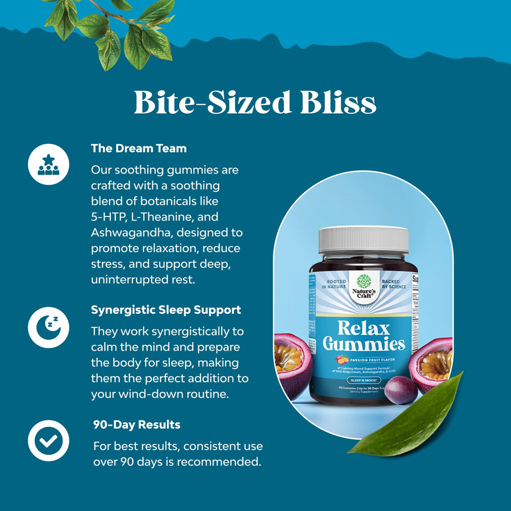 adult stress relief blended gummies