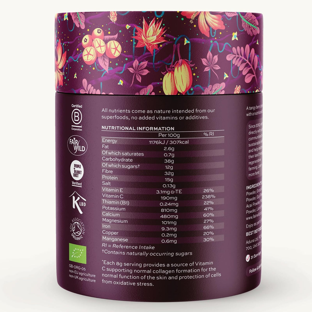 Aduna greens blend for healthy lifestyle