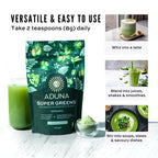 Aduna super greens blend health benefits