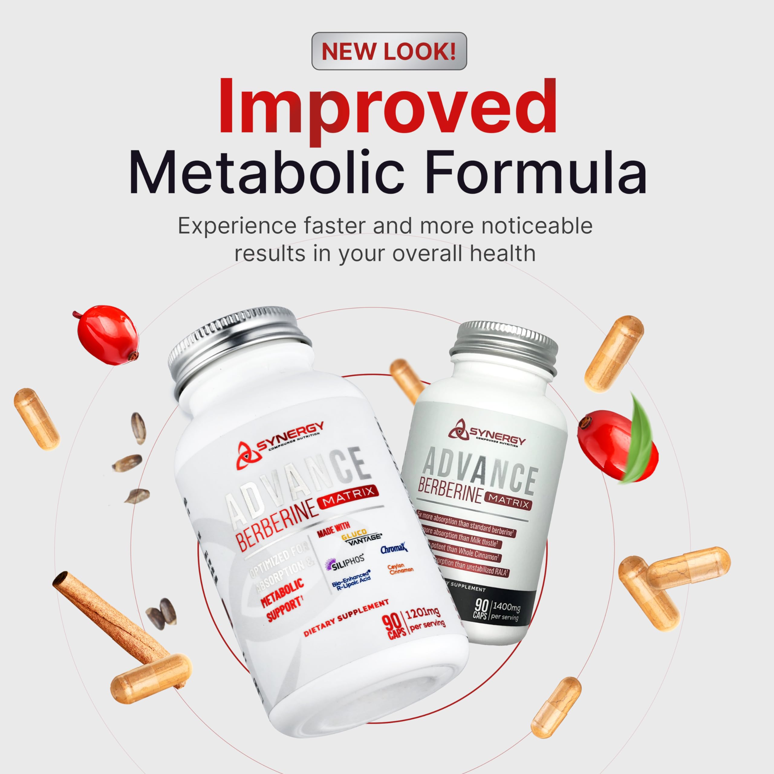 Advance Berberine Matrix capsules for vitality