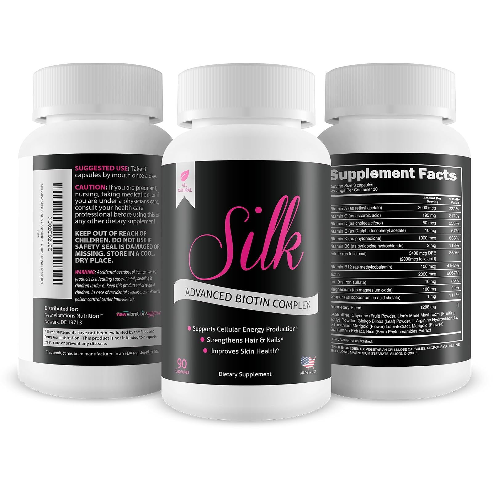 Advanced biotin complex for strong nails