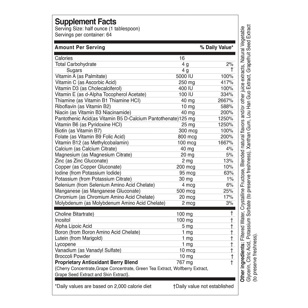 advanced blended vitamin mineral formula