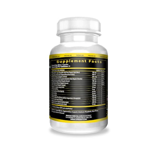 advanced blended vitamin & mineral supplements formula