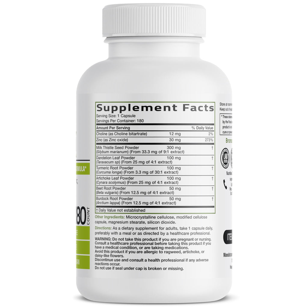 Advanced cleansing formula with dandelion extract