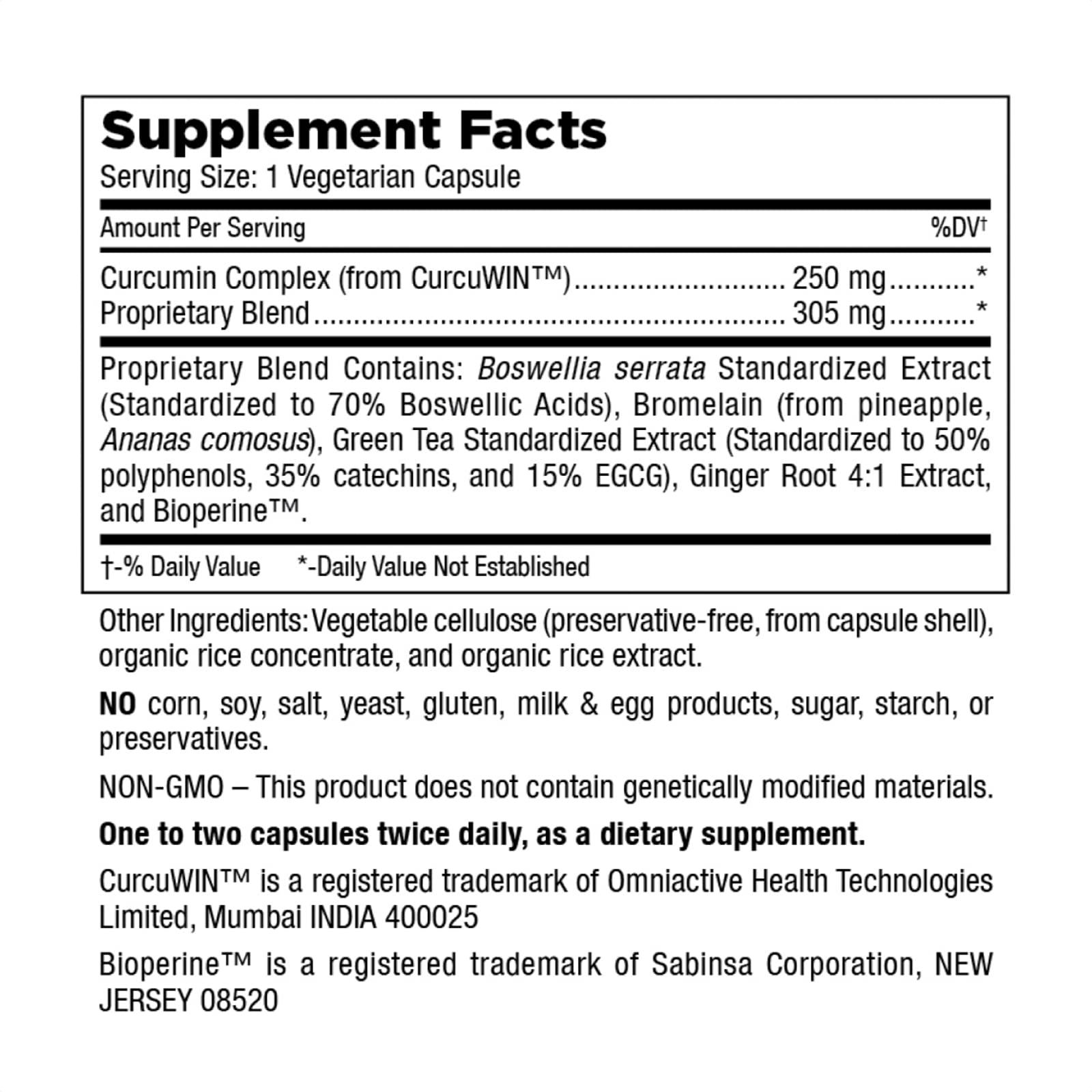 advanced curcumin supplement for inflammation