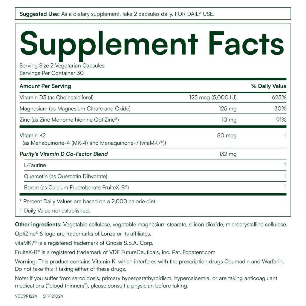 advanced D3 K2 formula supplement