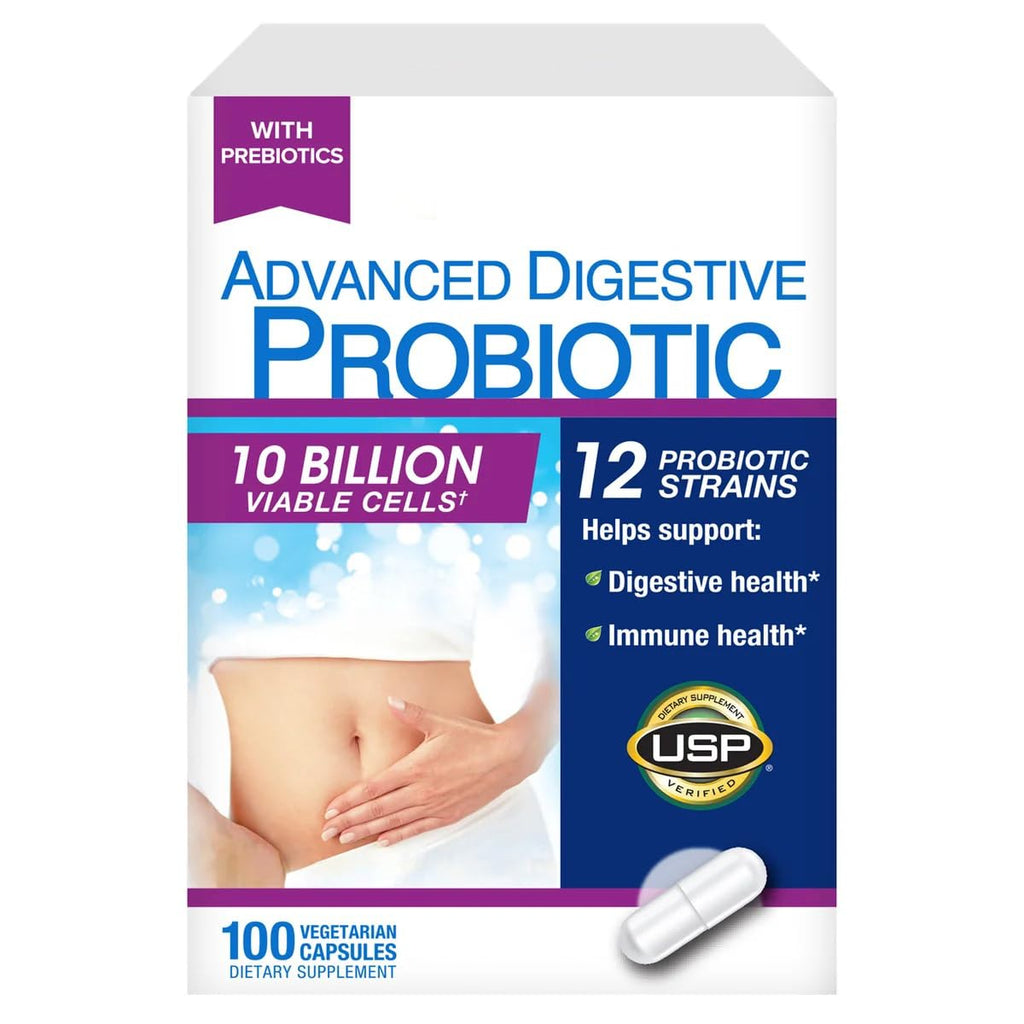 Advanced Digestive Probiotic capsules for gut health