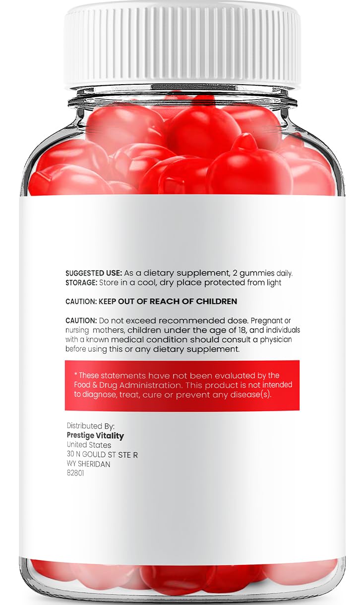 Advanced formula vitamin gummies for energy
