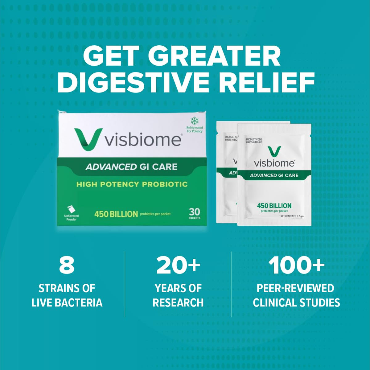 Advanced GI care probiotic packets