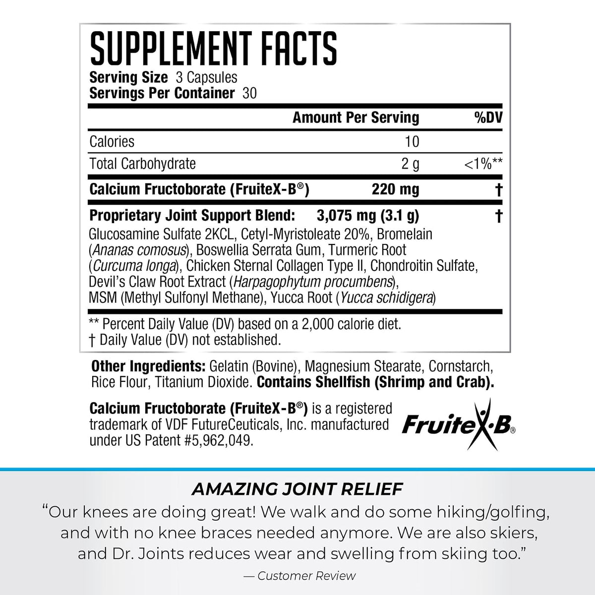 advanced joint health formula capsules