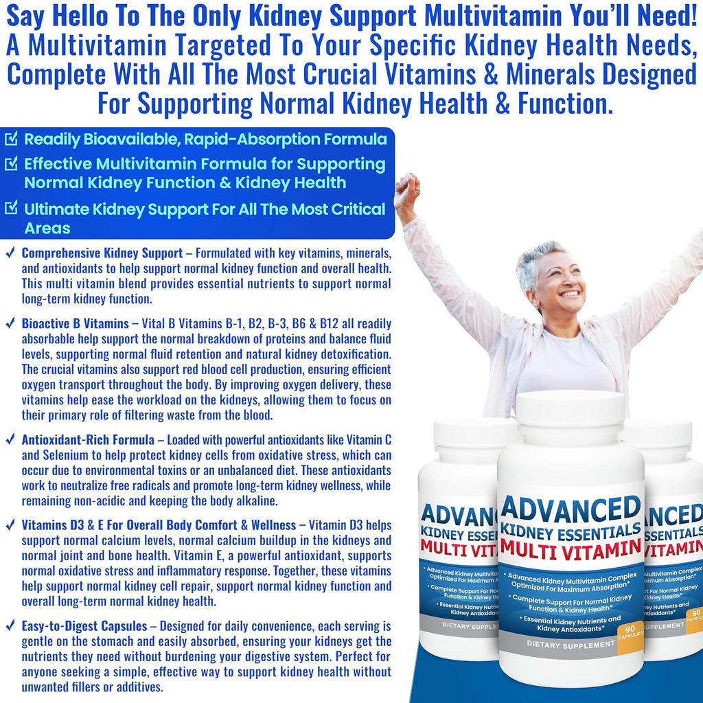 advanced kidney multivitamin for energy