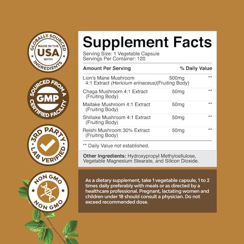 Advanced Lion's Mane for enhanced cognitive performance
