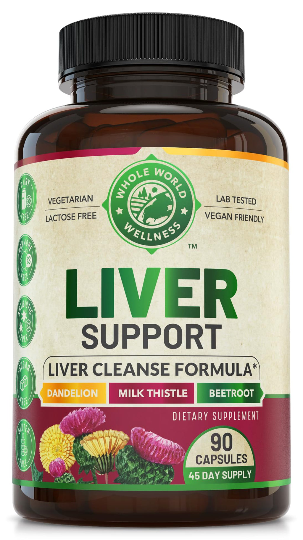Advanced Liver Cleanse artichoke detox supplement