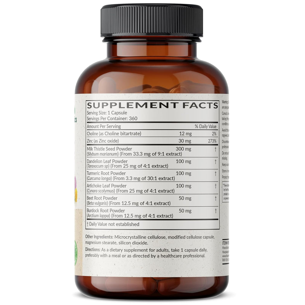 advanced liver detox vegetarian capsules