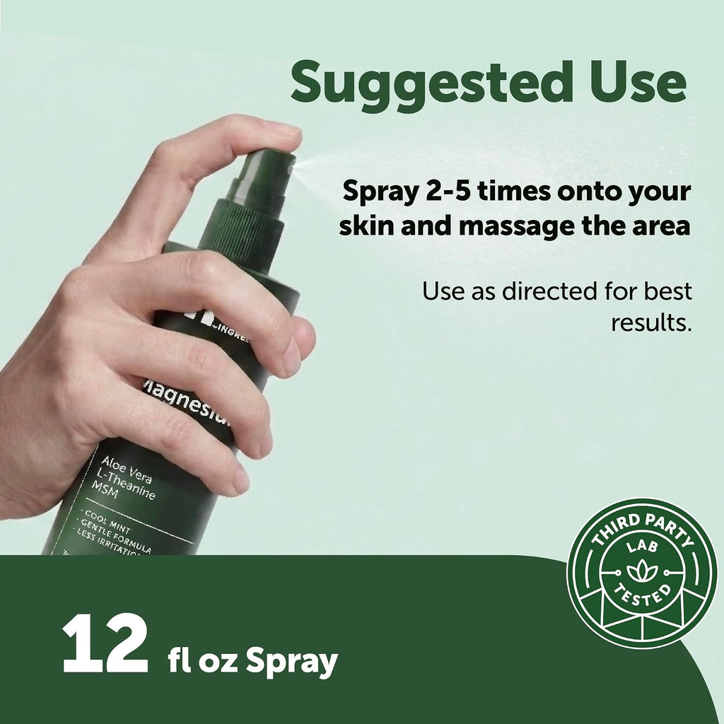 Advanced magnesium spray for better sleep
