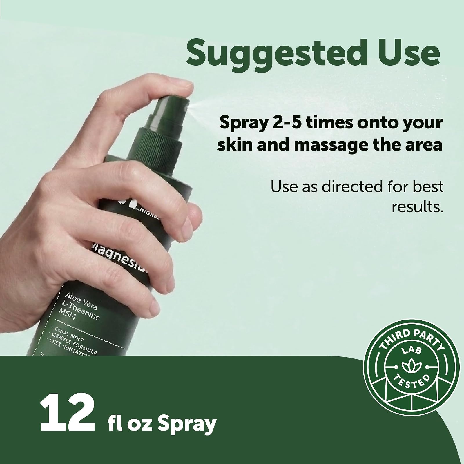 Advanced magnesium spray for better sleep
