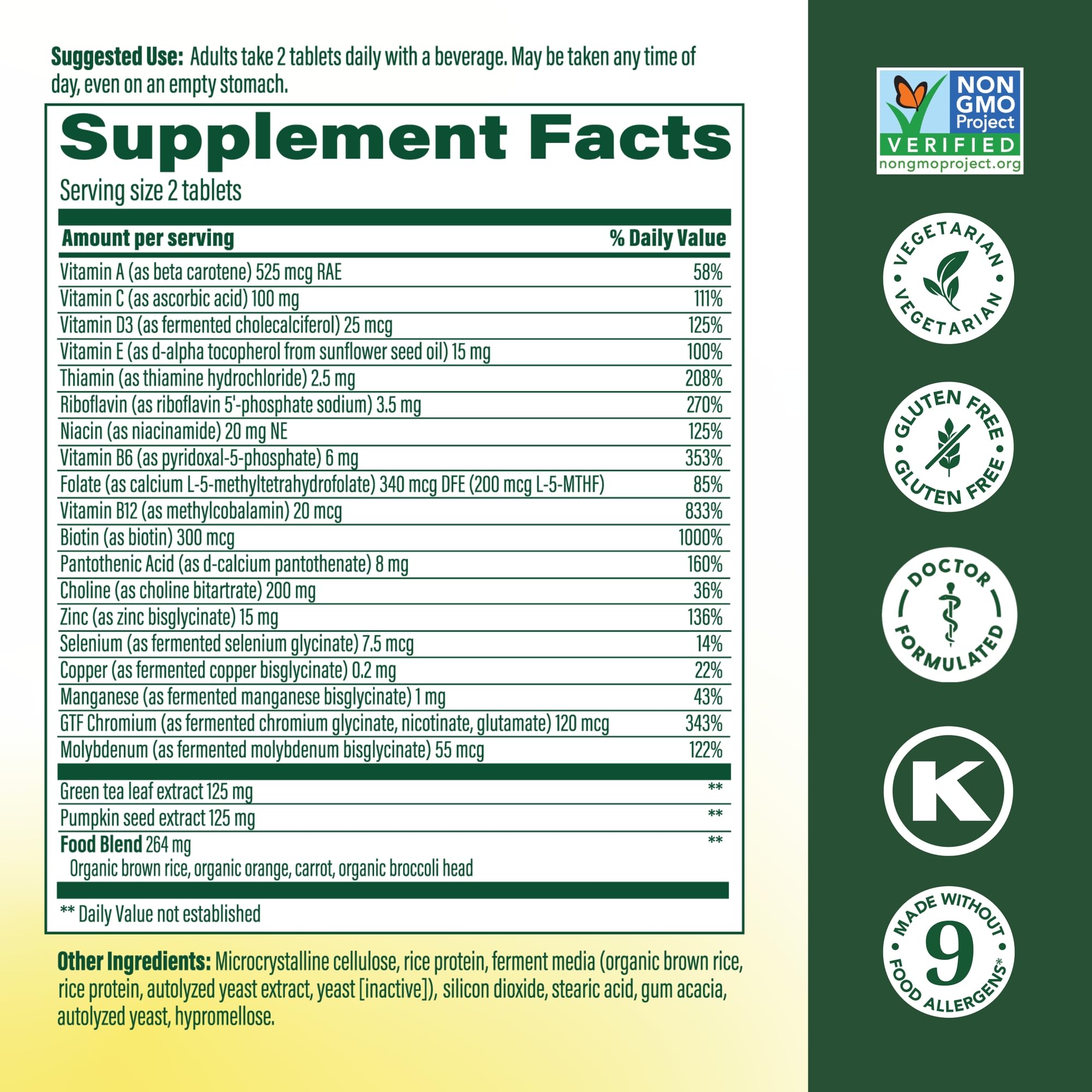 advanced multivitamin for healthy aging