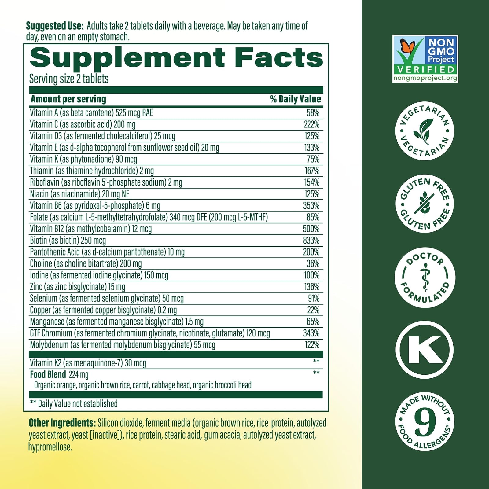advanced multivitamins for men 40+