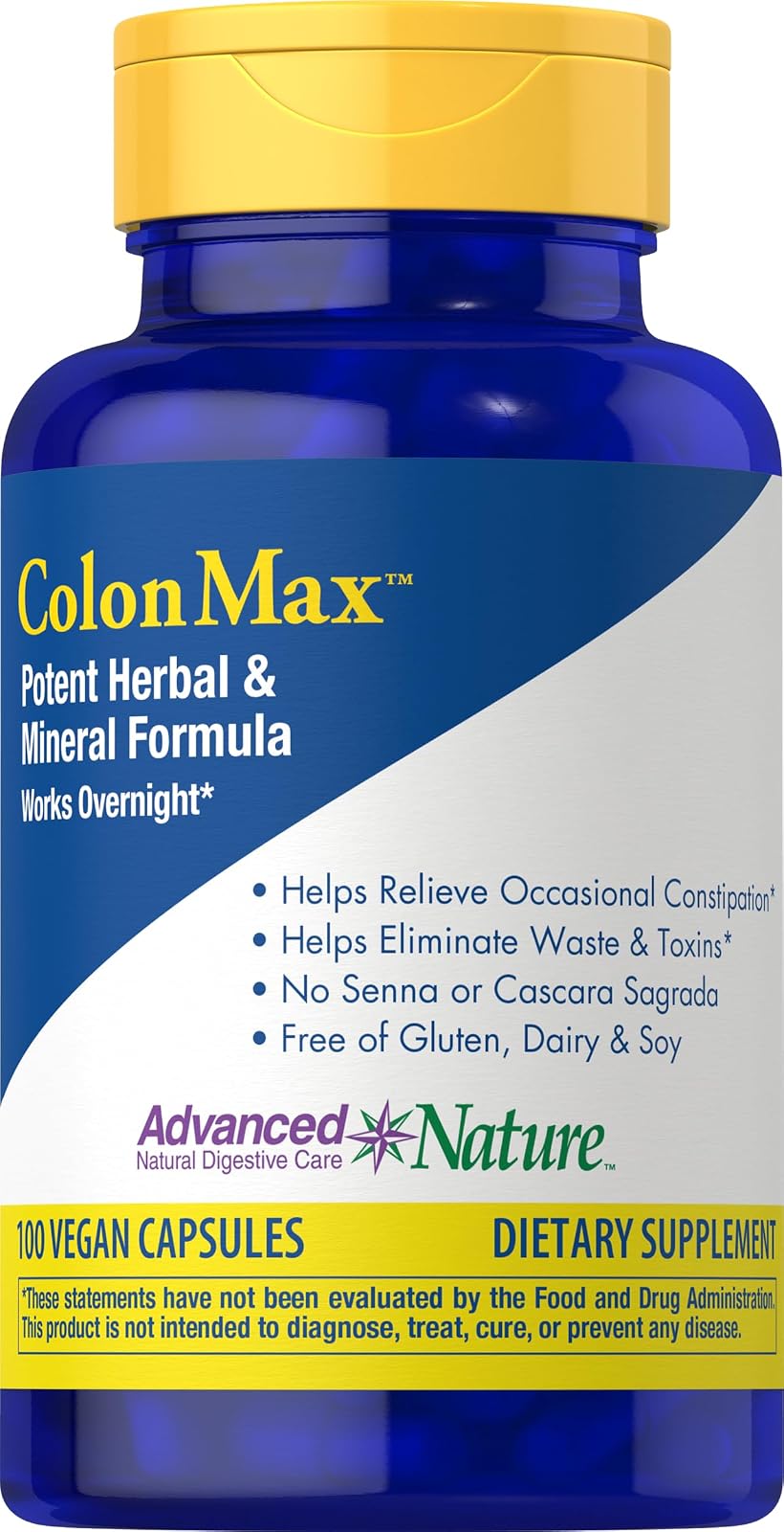 Advanced Nature ColonMax vegan capsules for digestion