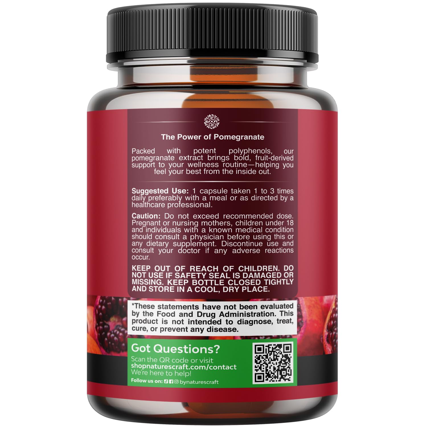 advanced pomegranate extract for active lifestyles