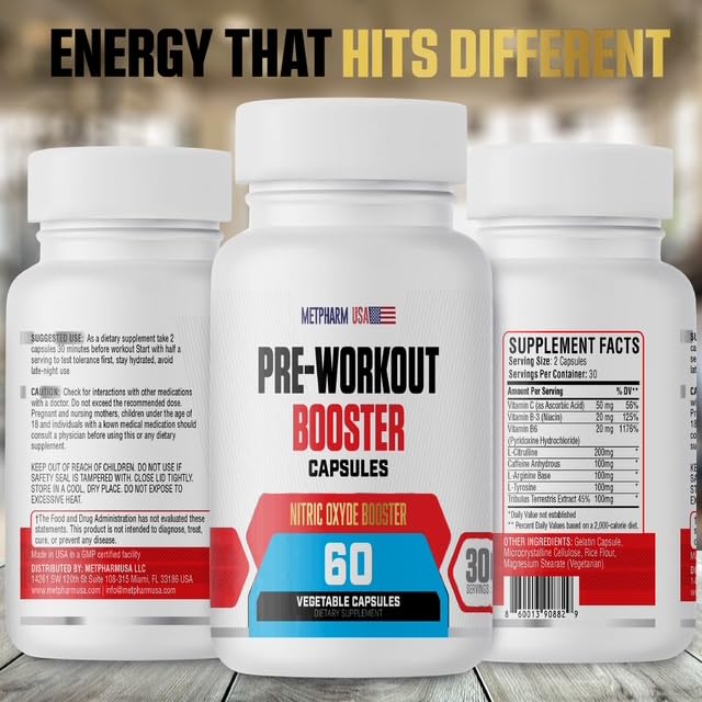 Advanced pre-workout formula for endurance