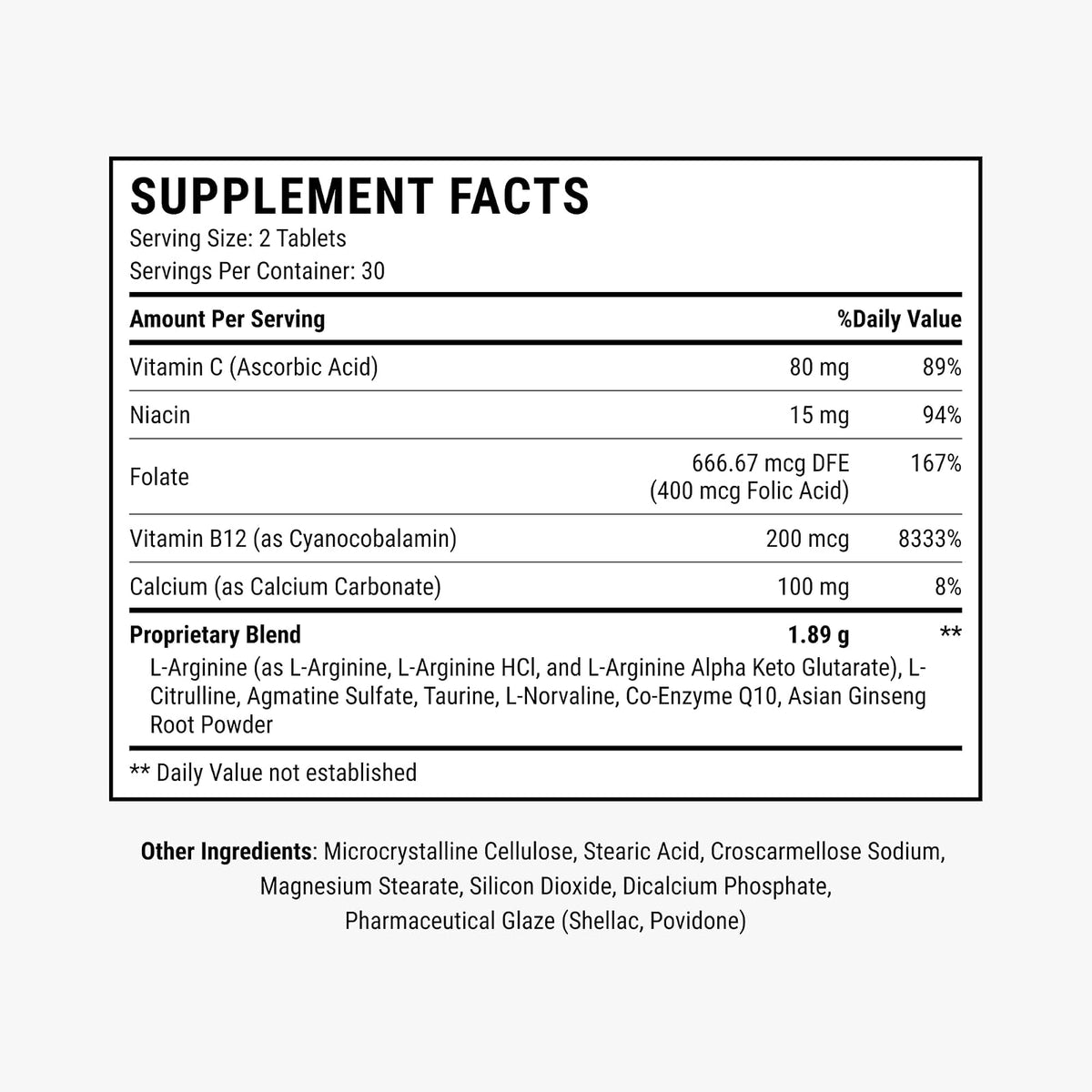 advanced pre-workout nitric oxide formula