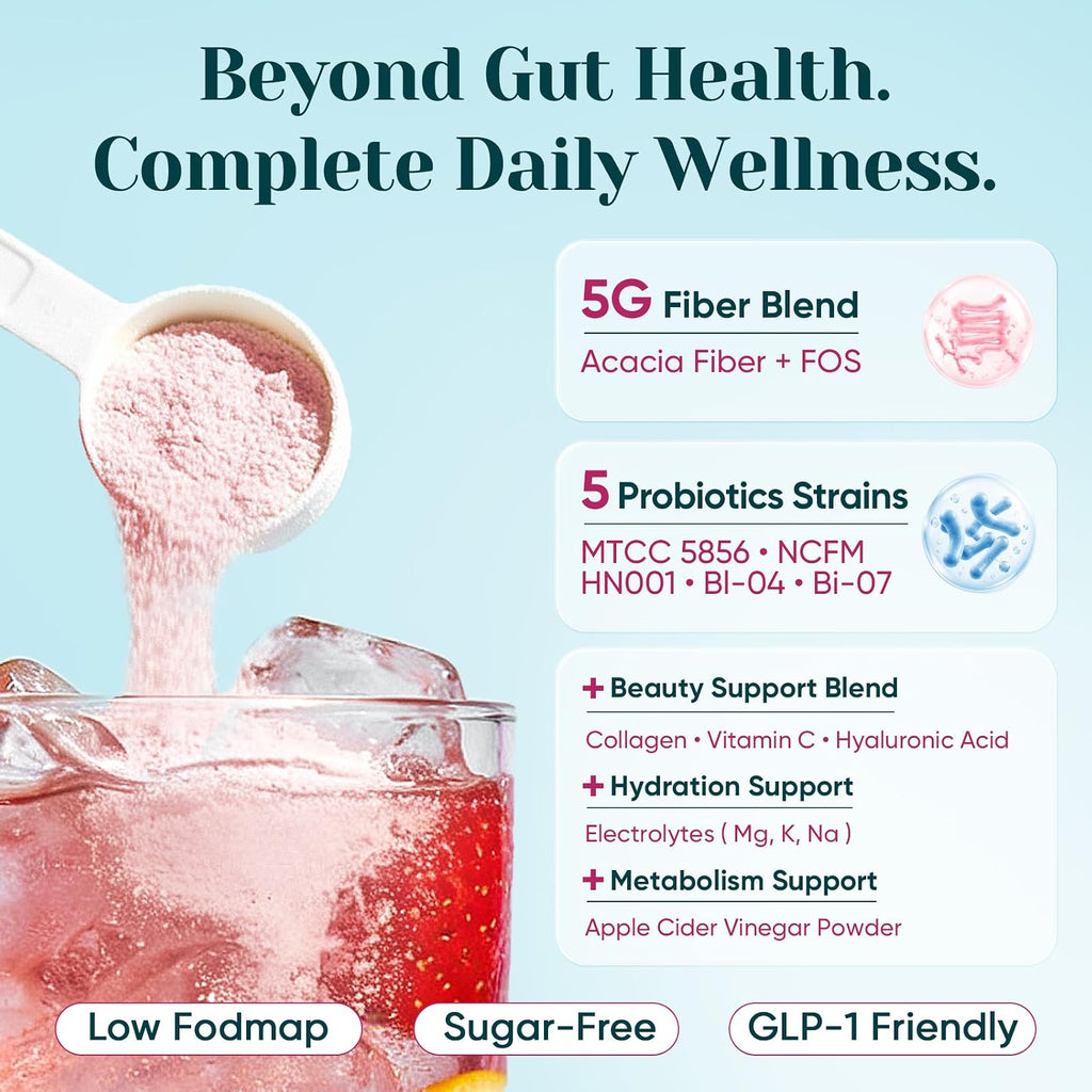 advanced prebiotic fiber powder blend