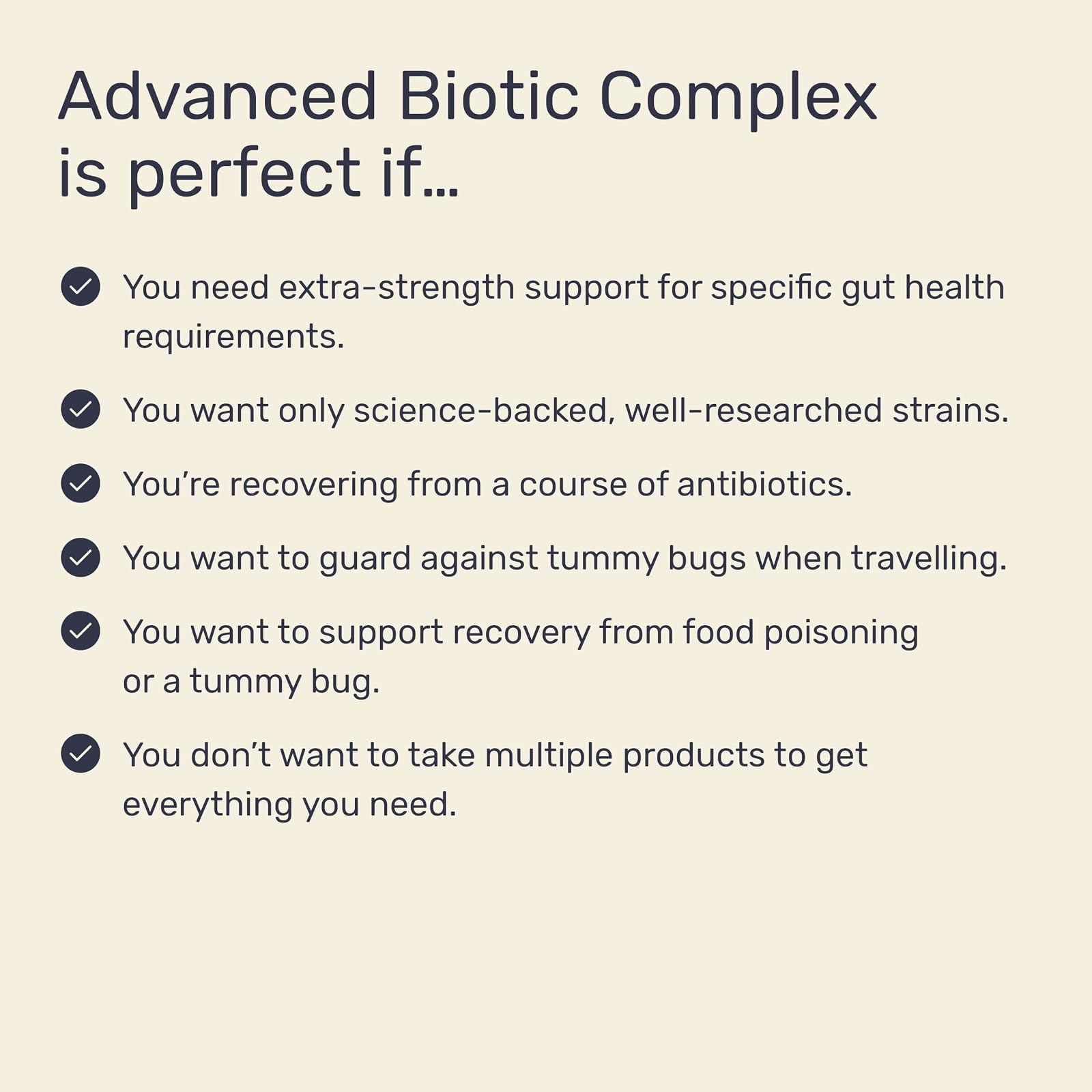 advanced probiotic complex for immunity