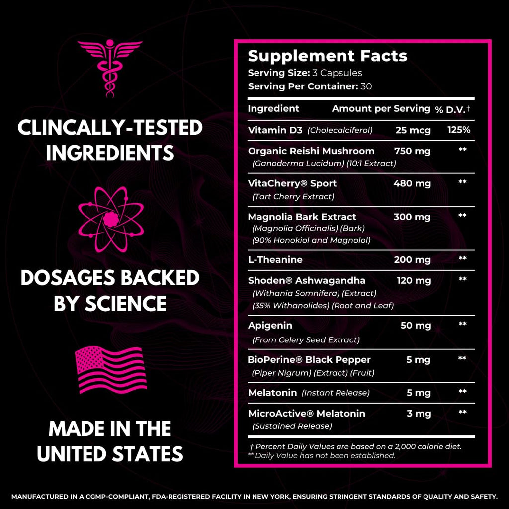 advanced recovery melatonin capsules
