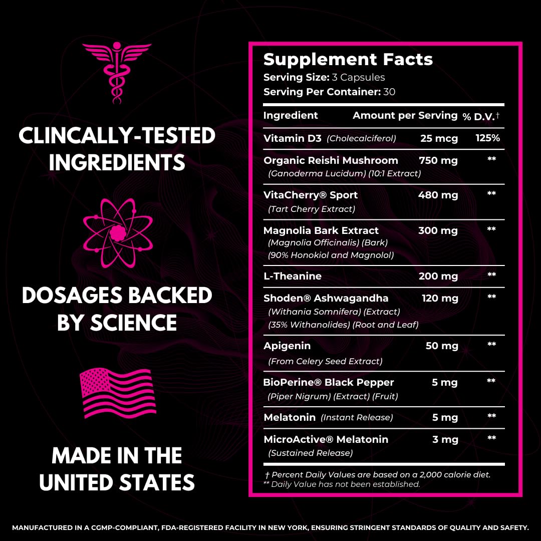 advanced recovery melatonin capsules