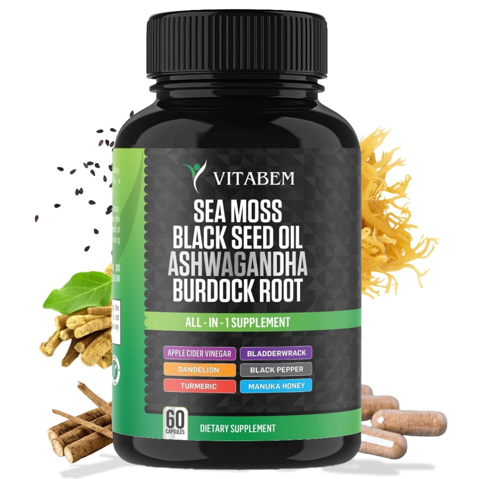 Advanced Sea Moss multivitamins for wellness