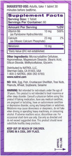 advanced sleep melatonin tablets