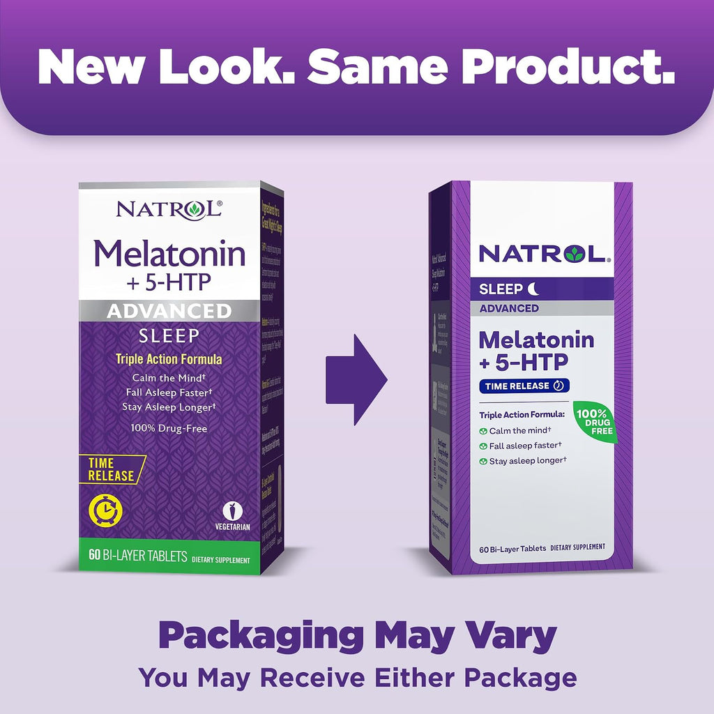 Advanced sleep support with 5HTP and melatonin