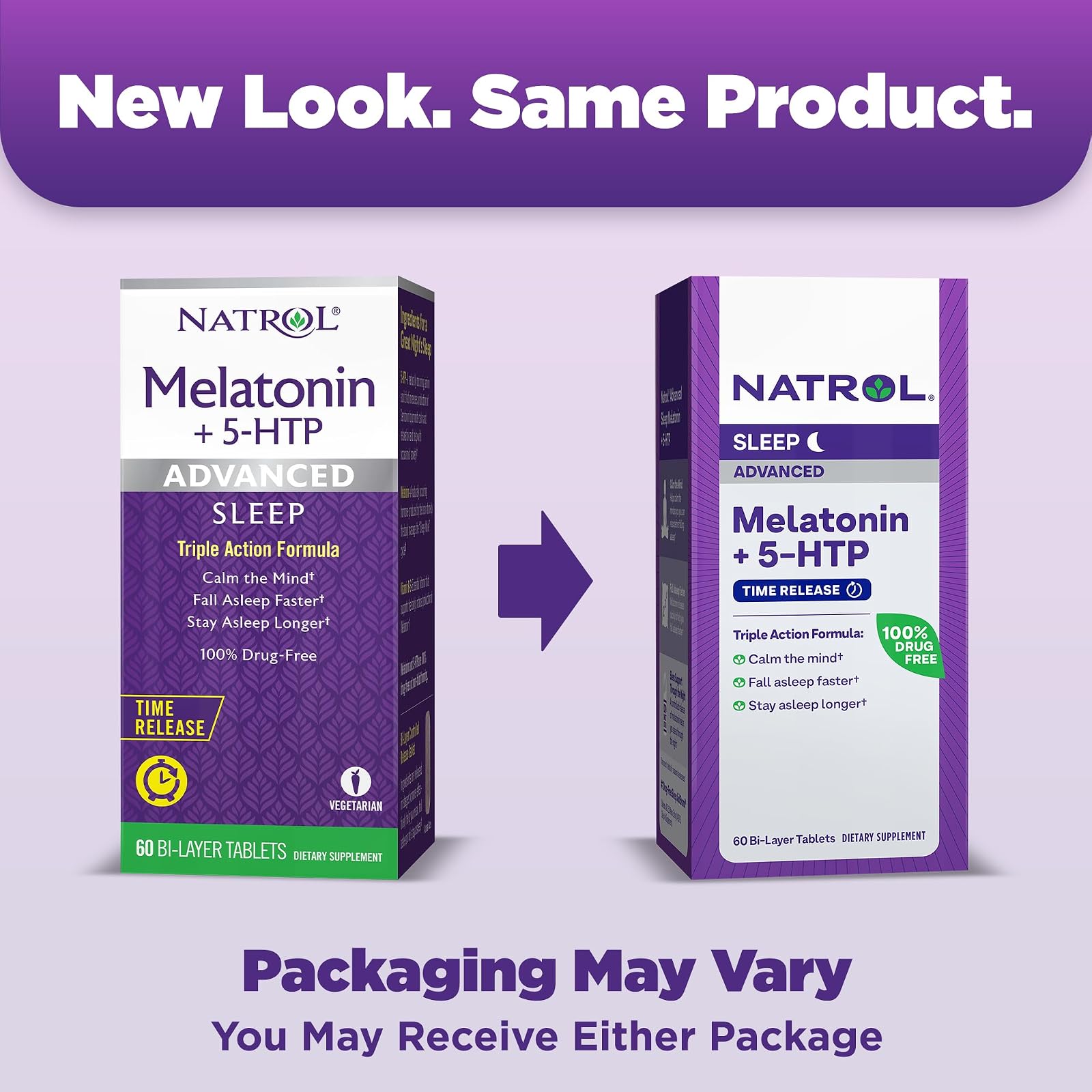 Advanced sleep support with 5HTP and melatonin