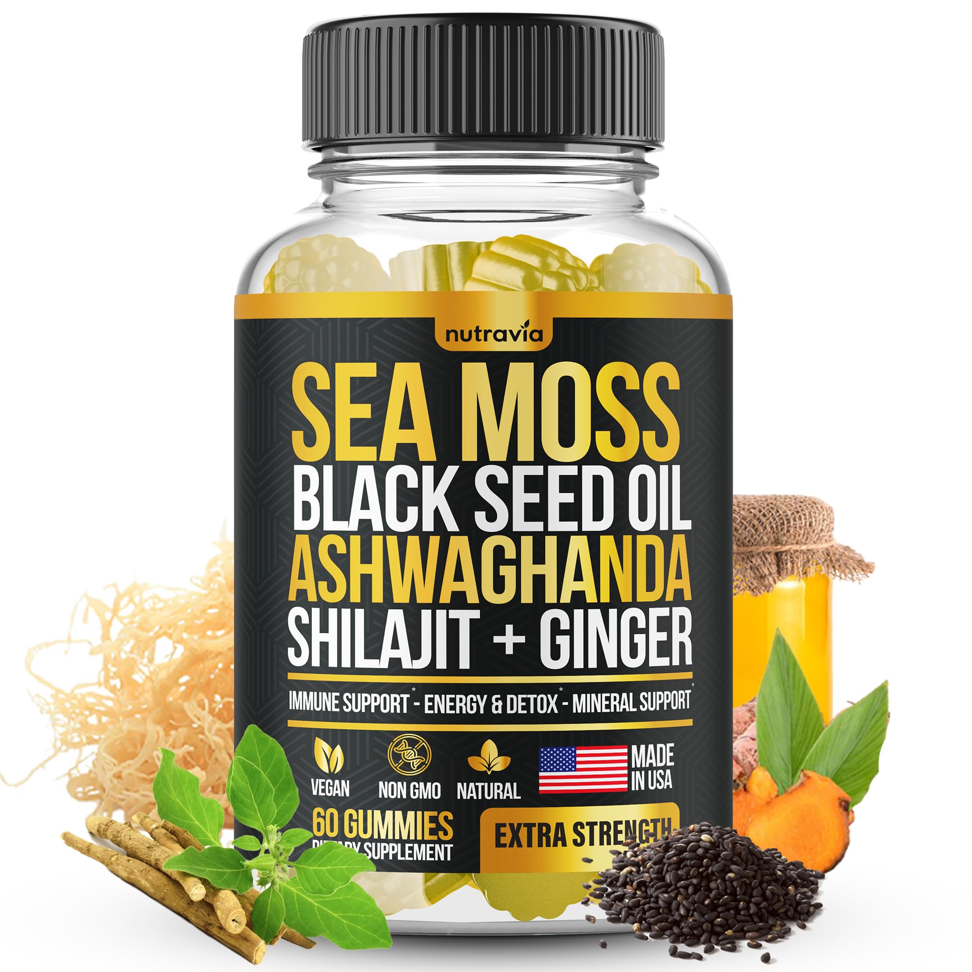advanced strength sea moss gummies