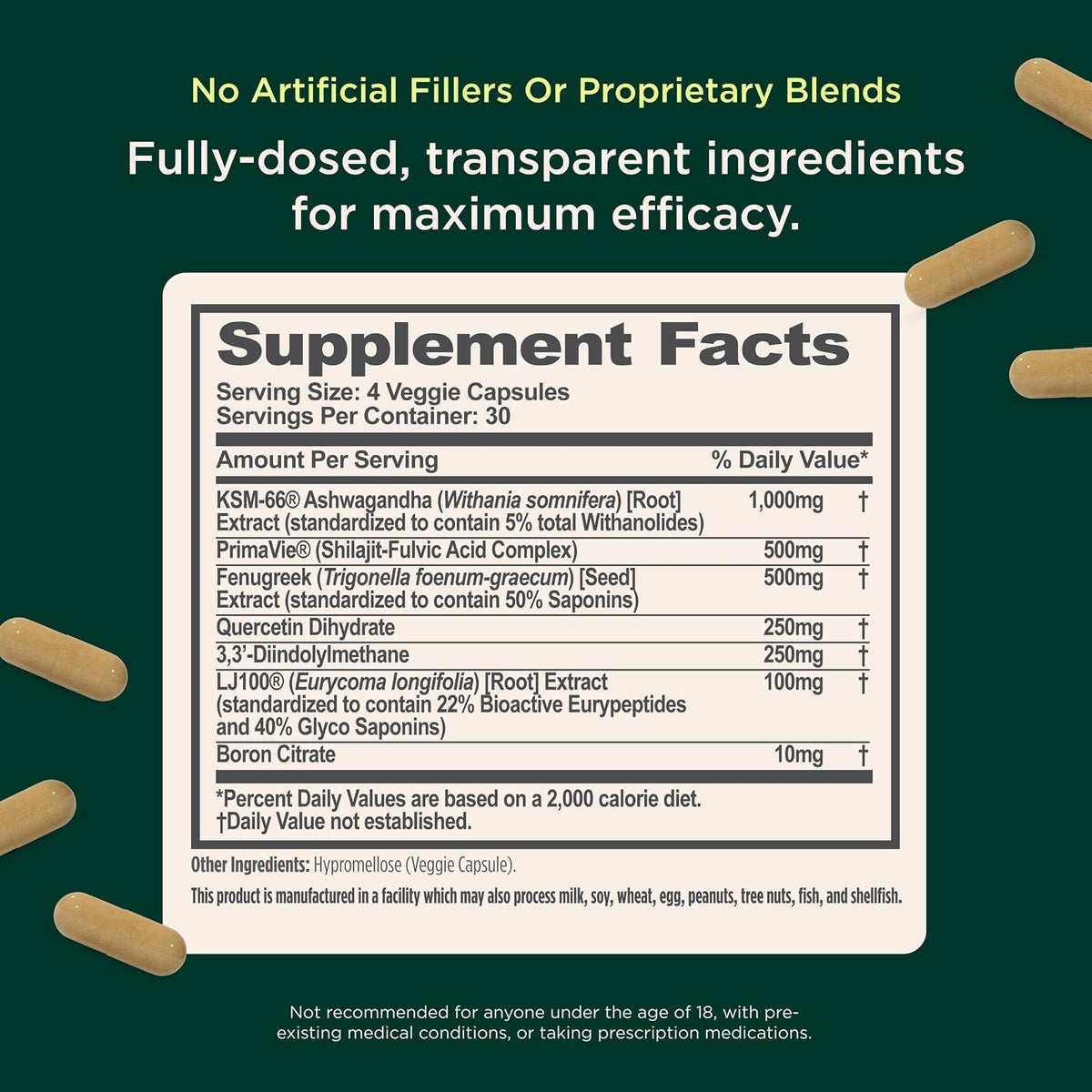 advanced testosterone support for men