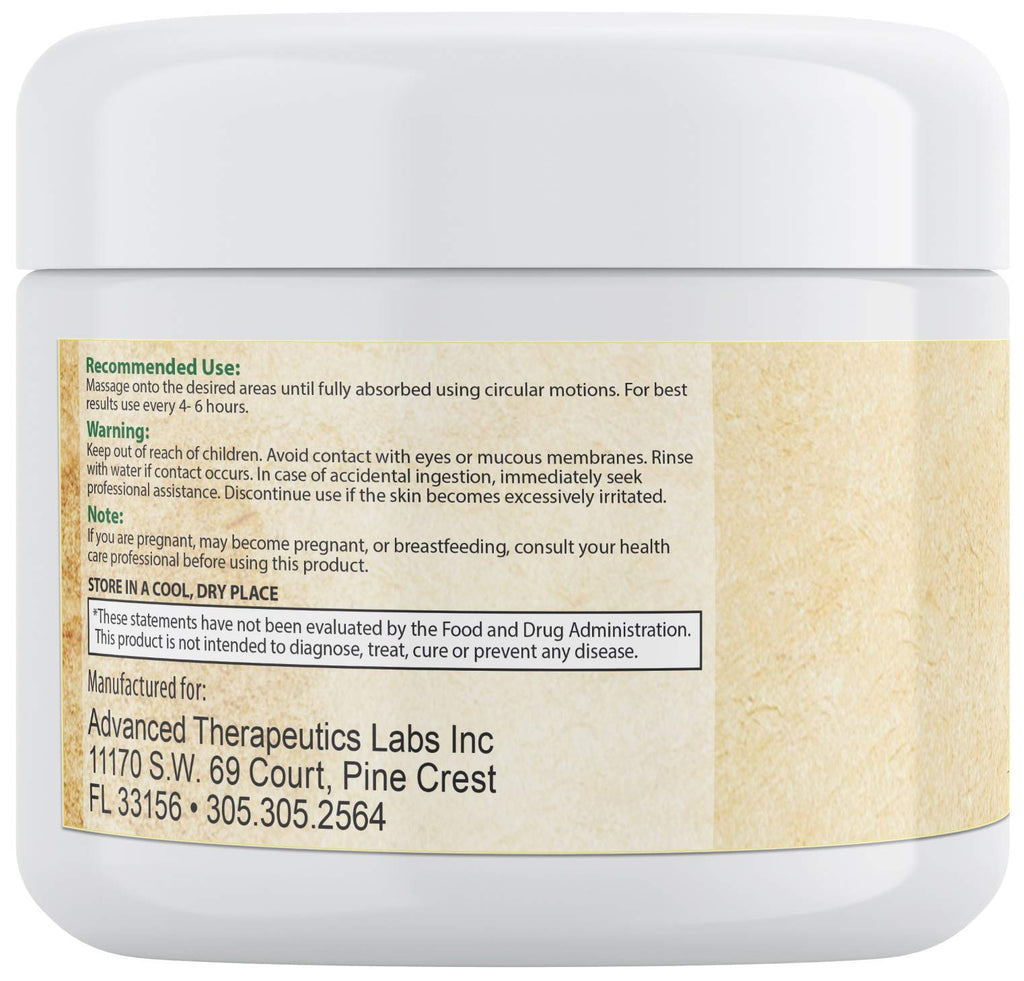 advanced therapeutics hemp cream for skin hydration