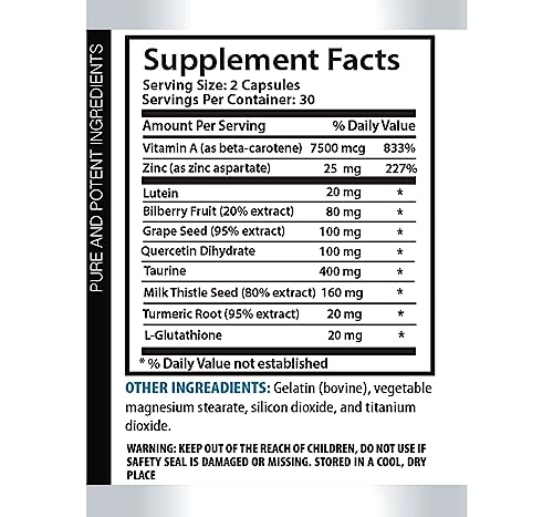 advanced vision formula with taurine
