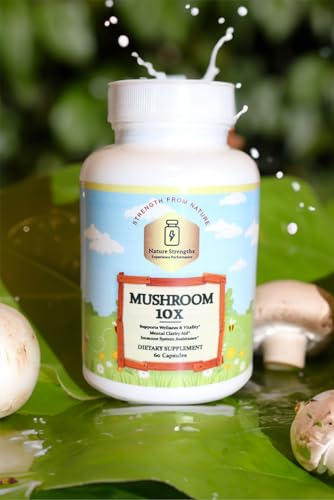 Advanced wellness mushrooms blend capsules