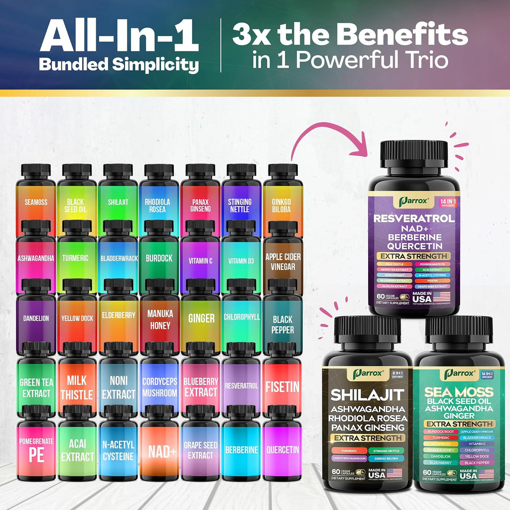 Advanced wellness trio for vitality