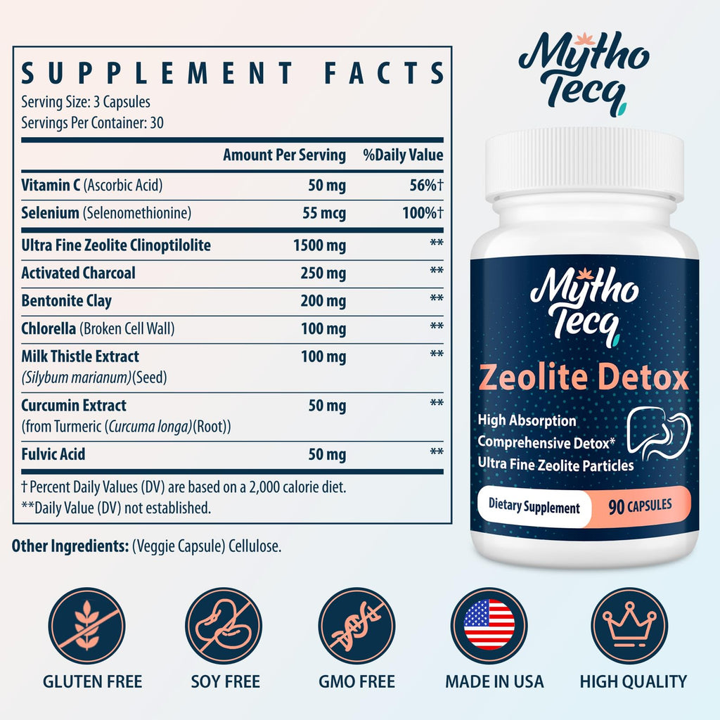 Advanced Zeolite detox multivitamin for men