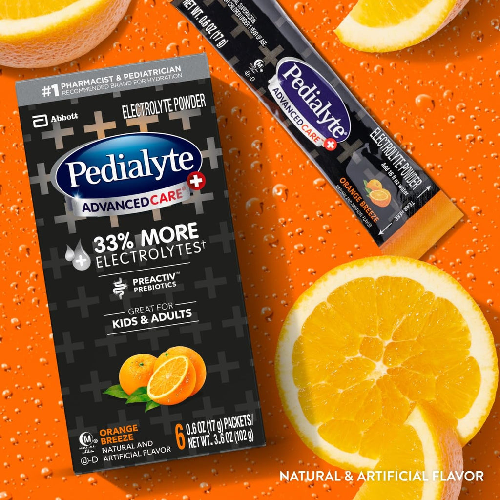 AdvancedCare Plus electrolyte powder orange flavour