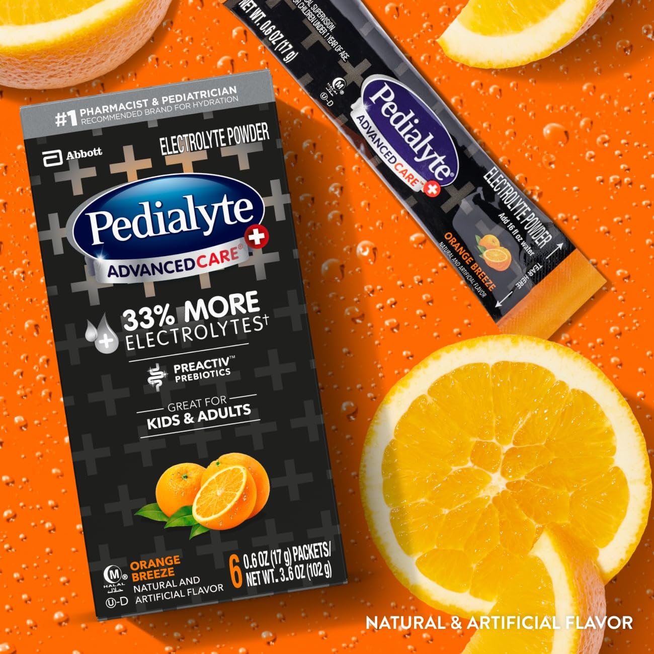 AdvancedCare Plus electrolyte powder orange flavour