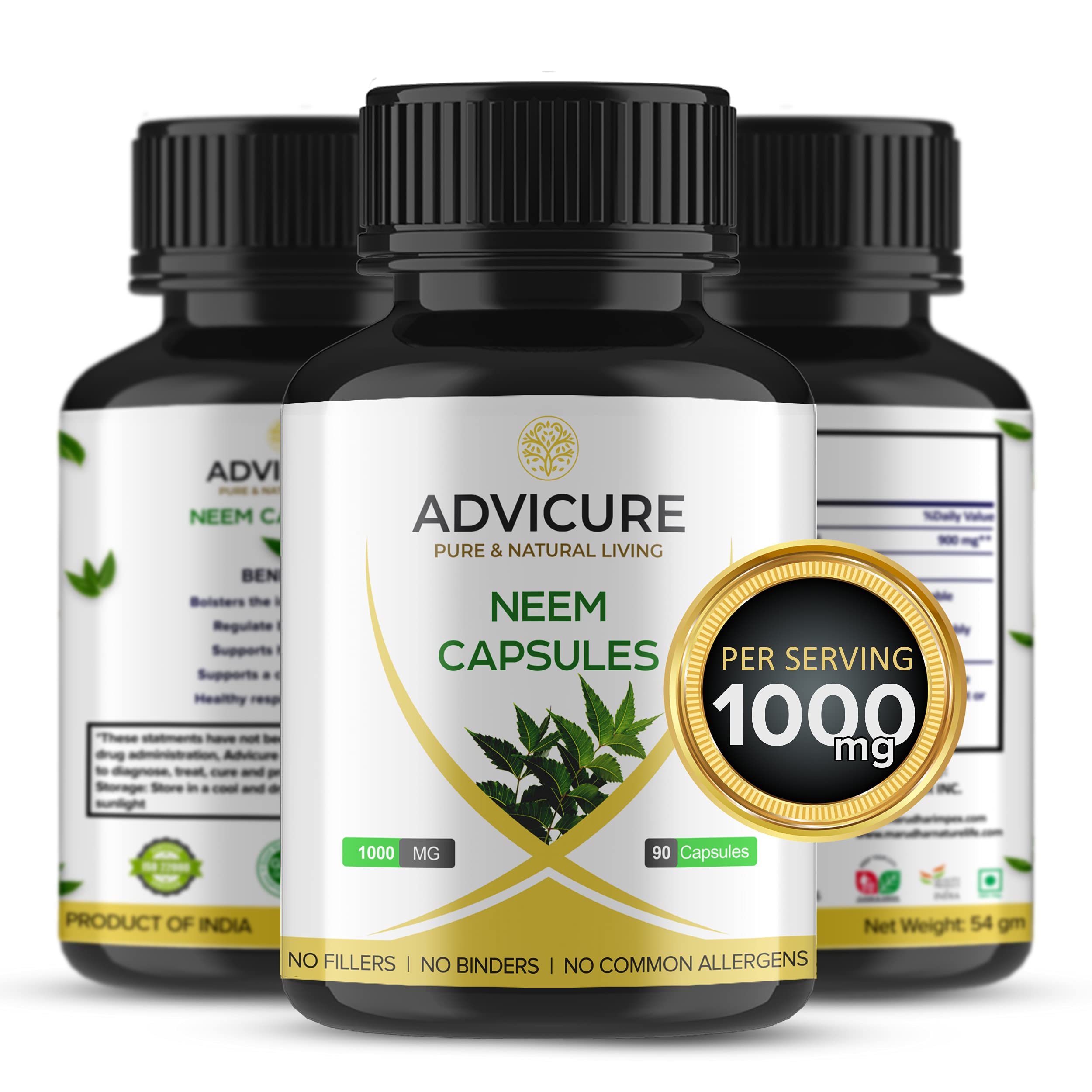 Advicure neem capsules for wellness
