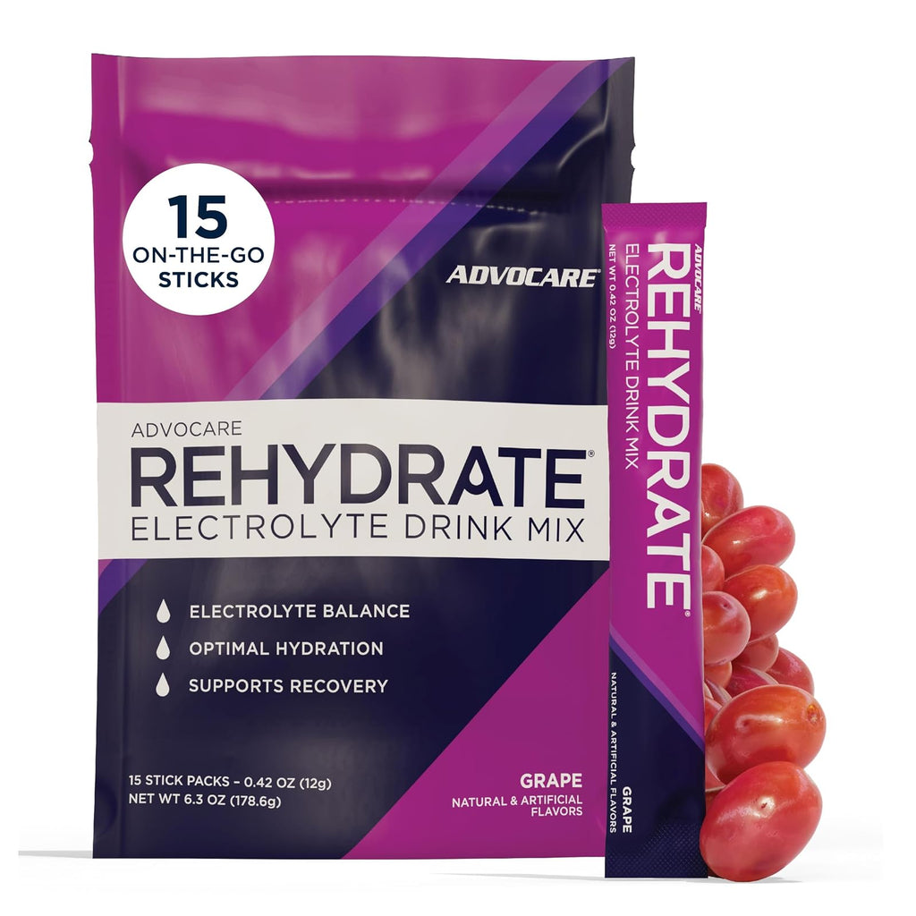 AdvoCare electrolyte drink mix grape